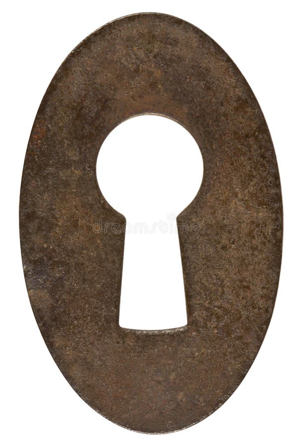 Keyhole Shaped Hole in a Wall Stock Image - Image of metaphor, business ...