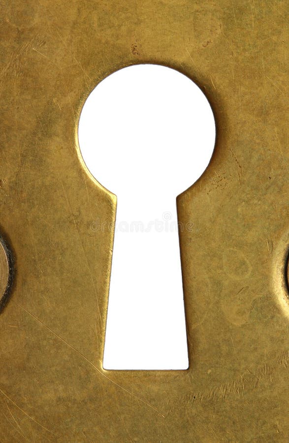 Keyhole. stock image. Image of brass, concepts, metallic - 15240049