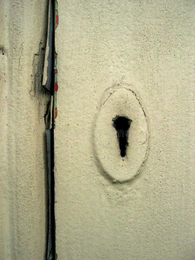 KEYHOLE stock image. Image of door, cracks, close, hole - 634895