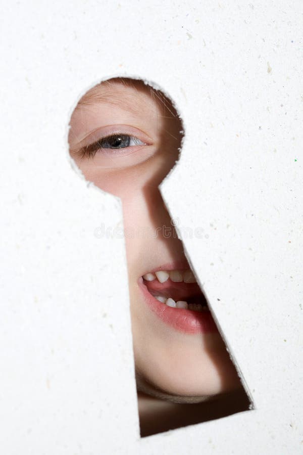 Keyhole eye stock image. Image of composite, black, concepts - 7986409