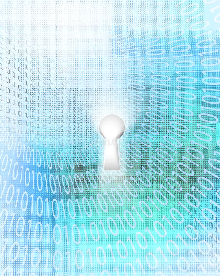 Keyhole in binary code stock illustration. Illustration of light ... Keyhole in binary code stock illustration. Illustration of light ...