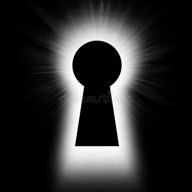 Keyhole stock vector. Illustration of closed, keyhole - 22746911
