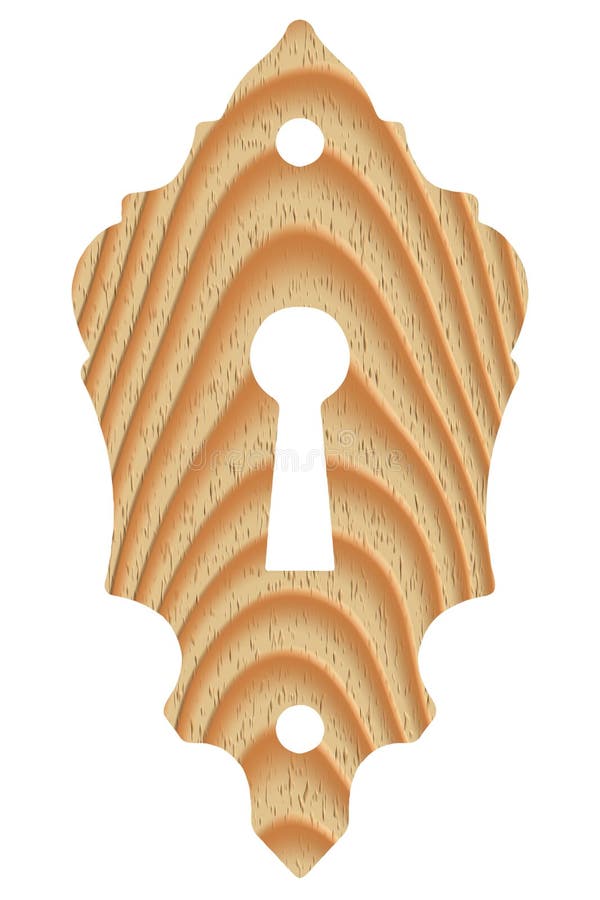 The Keyhole, Decorative Design Element, Imitation of Natural Wood ...
