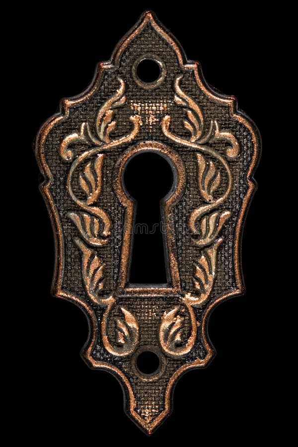 The Keyhole, Decorative Design Element, Isolated on White Background ...