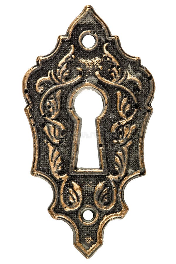 The Keyhole, Decorative Design Element, Isolated on White Background ...