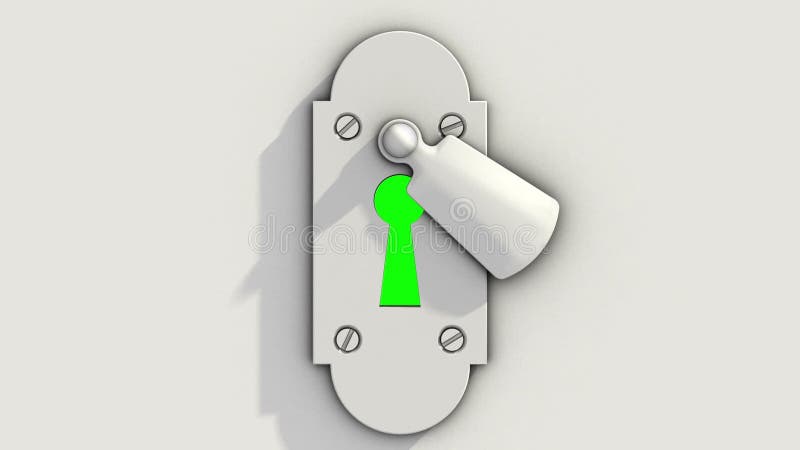 Keyhole, green screen stock video. Video of white, keyhole - 76417333