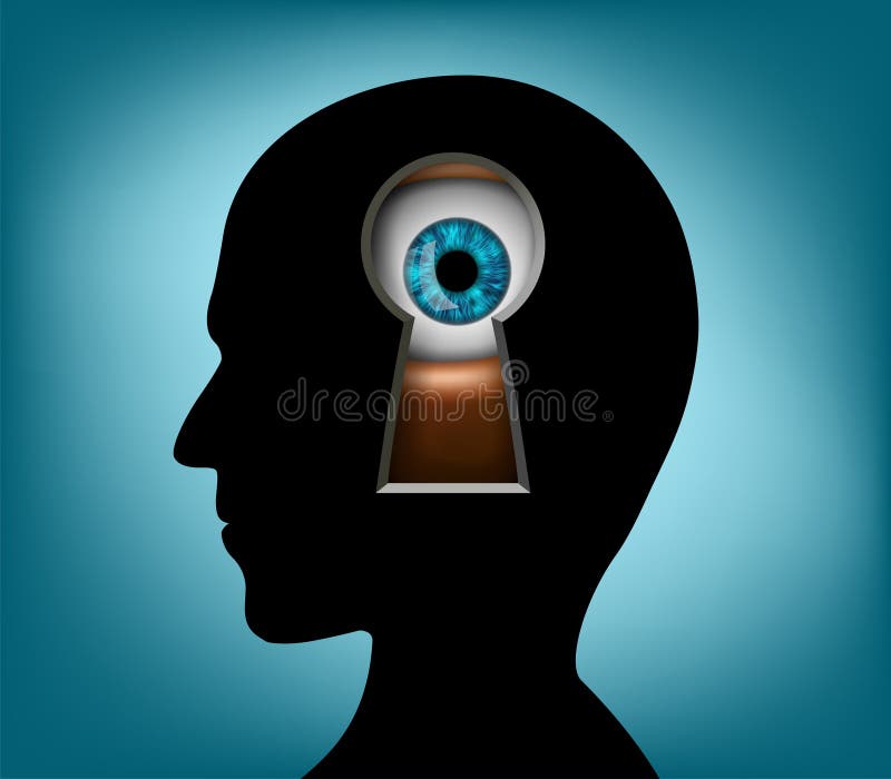 Silhouette of the Head of Man and Woman. Stock Vector - Illustration of ...