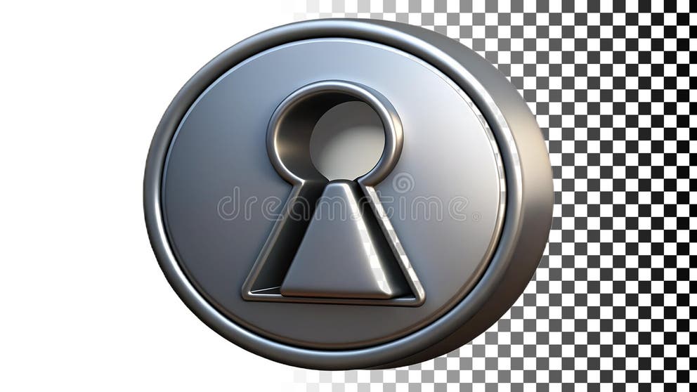Keyhole Icon, Security and Access Symbol Illustration for Privacy Png ...