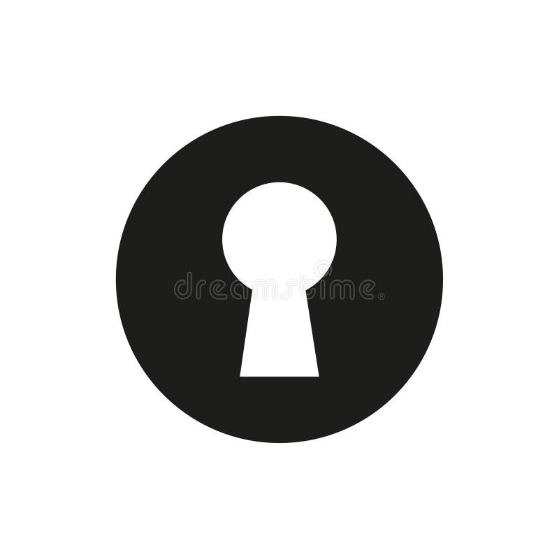 Keyhole Icon. Vector Illustration. Stock Image Stock Vector ...