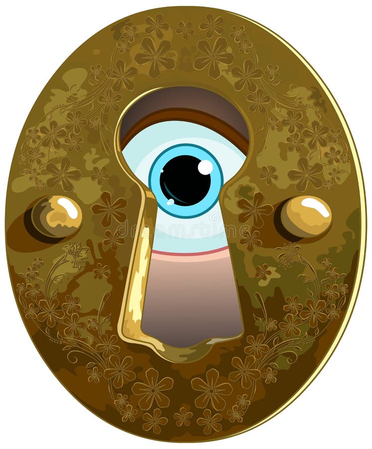 Keyhole stock vector. Illustration of royalty, artworks - 69008480
