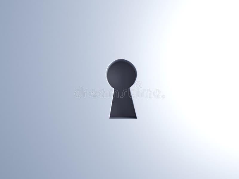Keyhole Shaped Hole in a Wall Stock Image - Image of metaphor, business ...