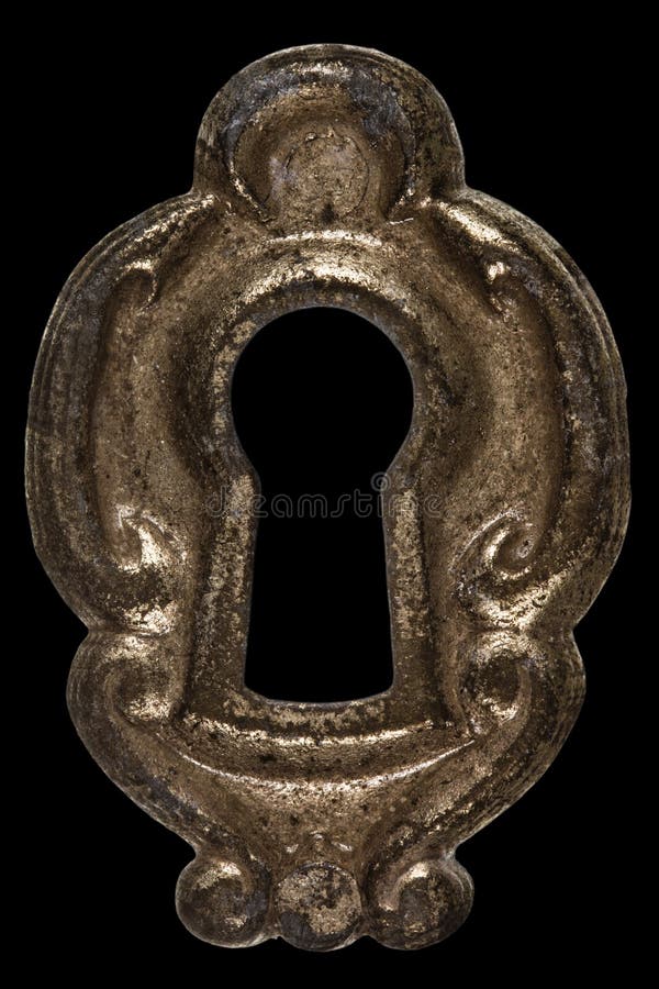 Keyhole, Isolated On White Background Stock Image - Image of macro ...