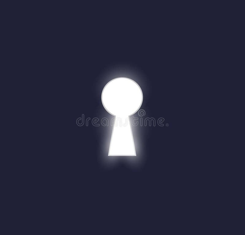 Keyhole stock vector. Illustration of modern, business - 124475933