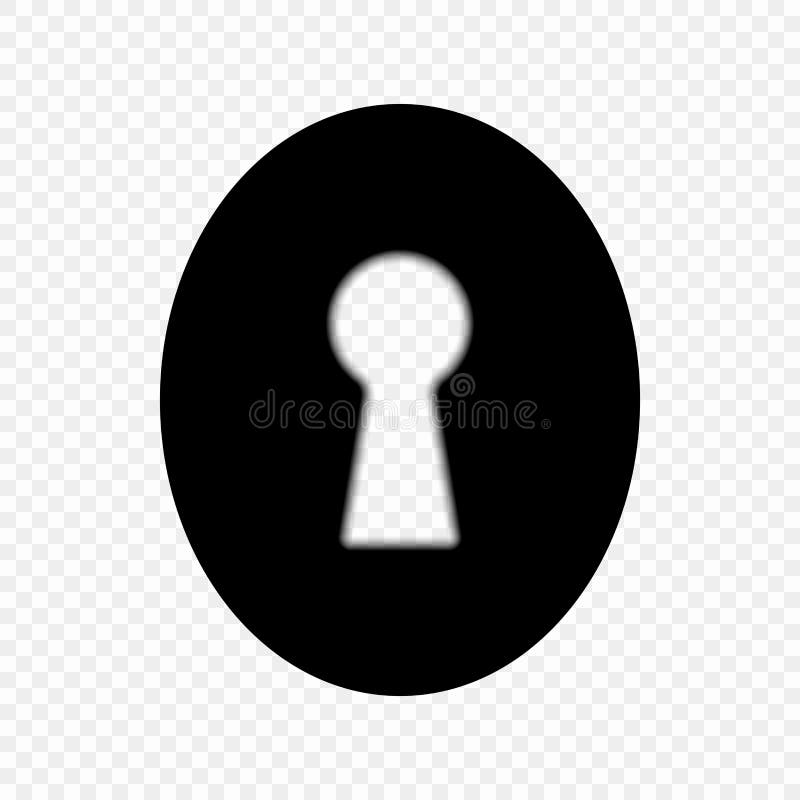 Keyhole Light on Transparent Background, Icon. Concept is the Key To ...