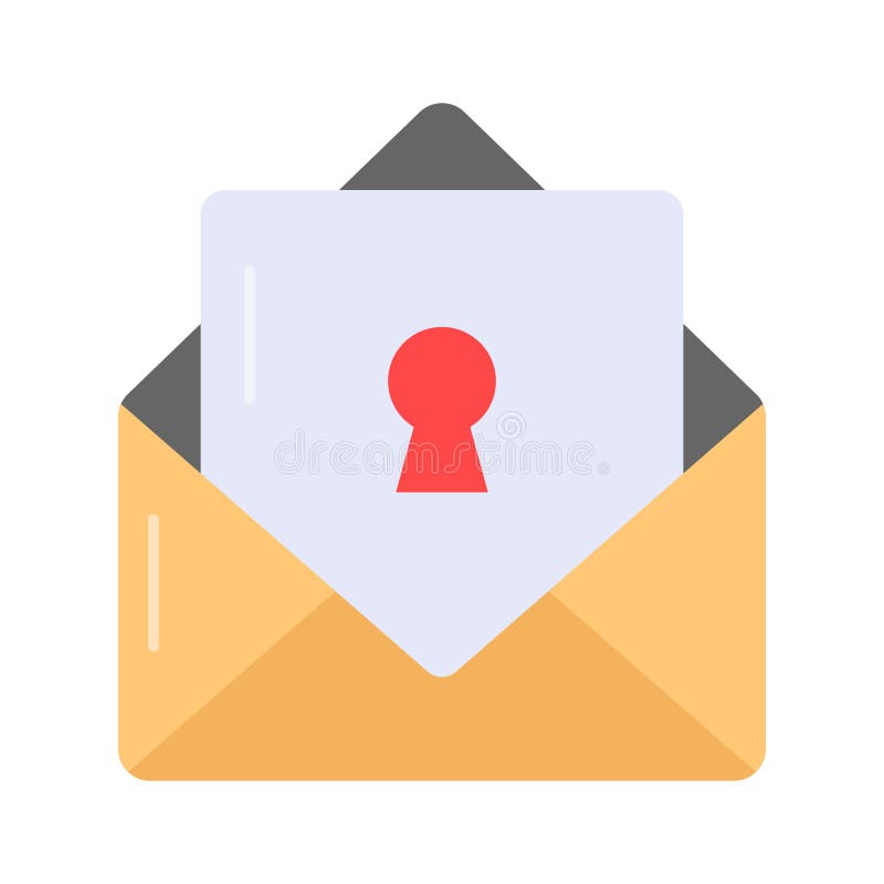 Mail, Protection and Security Vector Icons Set Cyber Computer Network ...