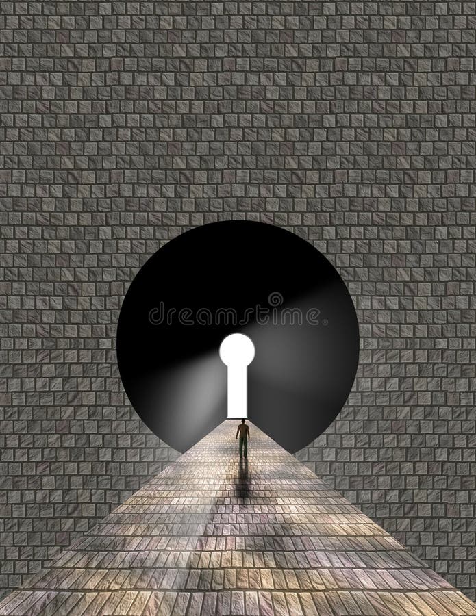 Keyhole stock illustration. Illustration of keyhole, black - 67689303