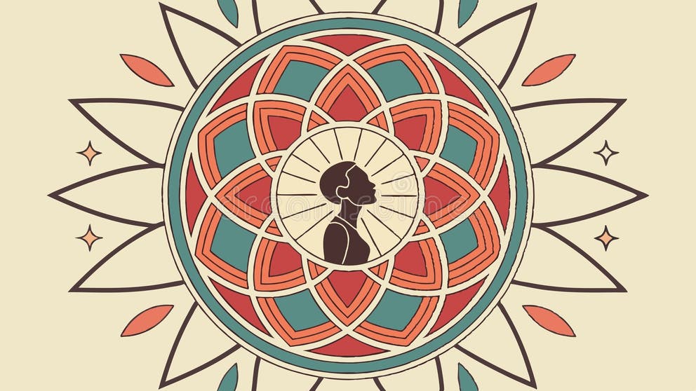 Keyhole within Mandala Pattern, Mystery and Discovery, Vector Design ...