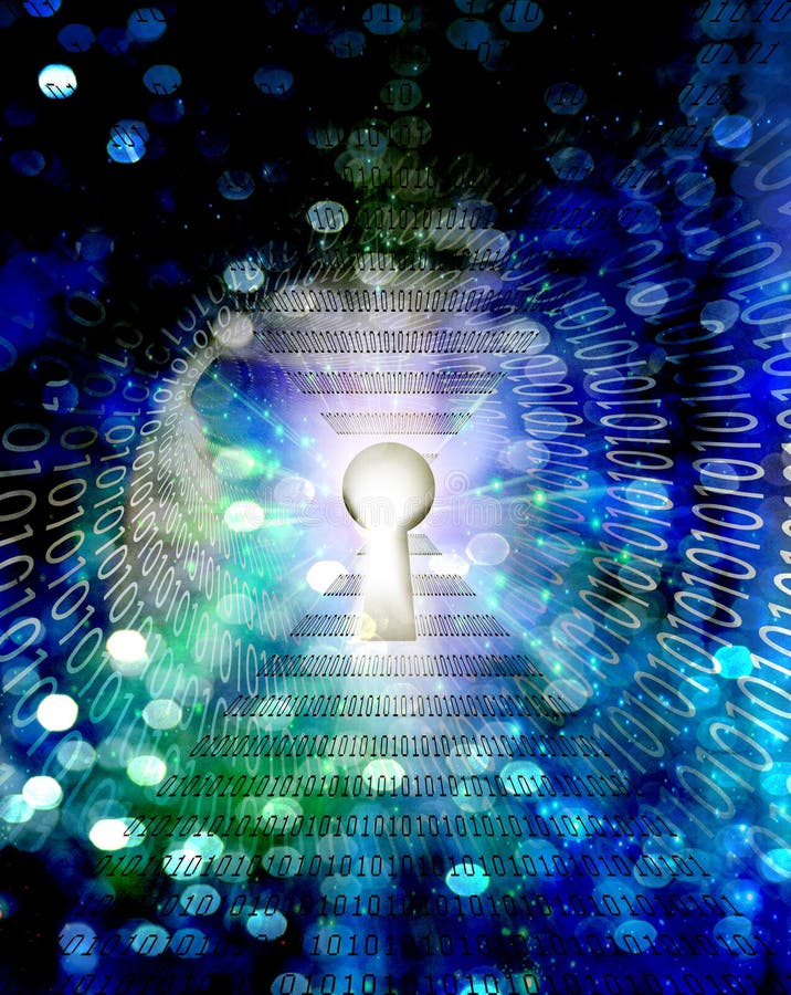 Keyhole stock illustration. Illustration of number, backdoor - 105705391