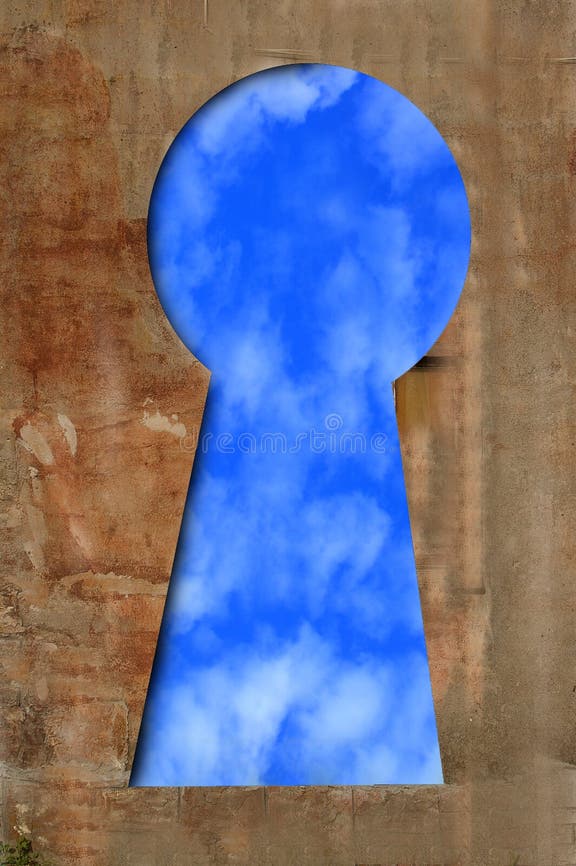 Keyhole view stock image. Image of design, creative, detail - 1036901