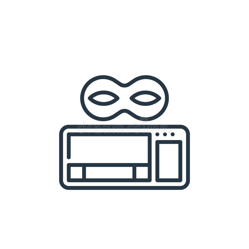 Keylogger Icon in Filled, Thin Line, Outline and Stroke Style. Vector ...