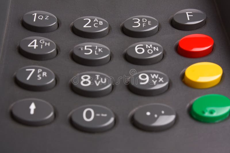 Keypad with buttons stock photo. Image of reader, button - 13272116