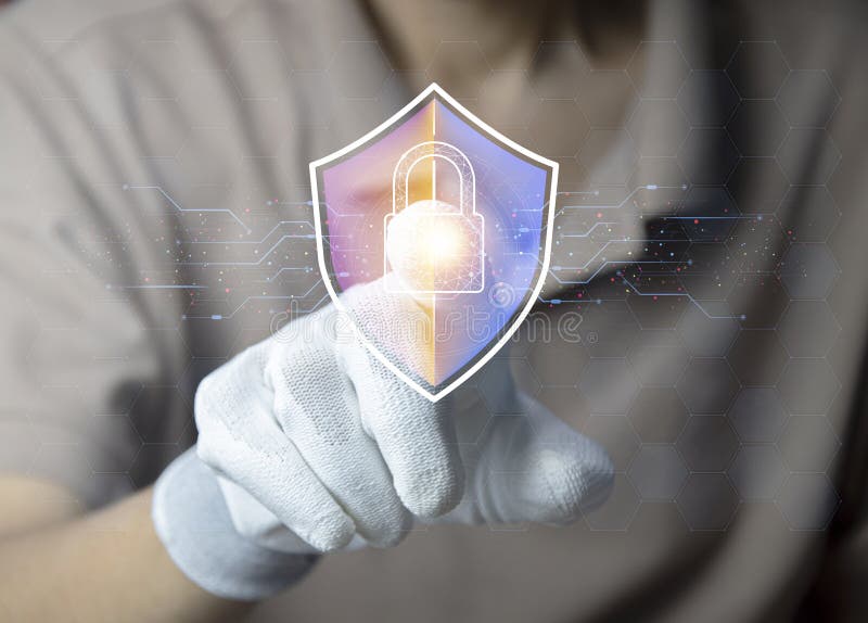 Keypad, Cyber Shield, Lock, Technology Security System. Digital Link ...