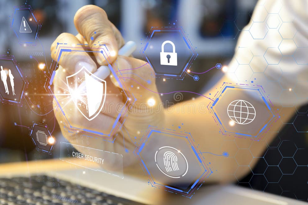 Keypad, Cyber Shield, Lock, Technology Security System. Digital Link ...