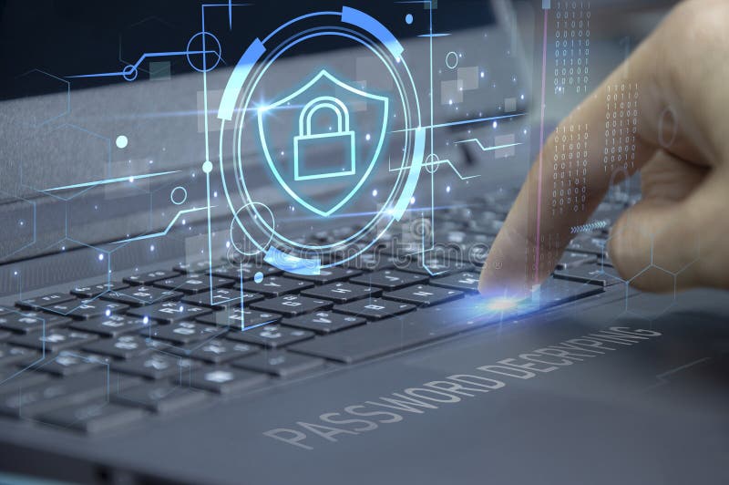 Keypad, Cyber Shield, Lock, Technology Security System. Digital Link ...