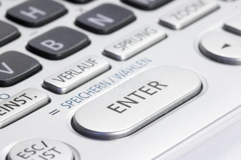 Keypad with ENTER key stock image. Image of glossary, entry - 917247