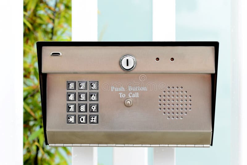 Keypad entry stock photo. Image of insurance, digital - 41132188