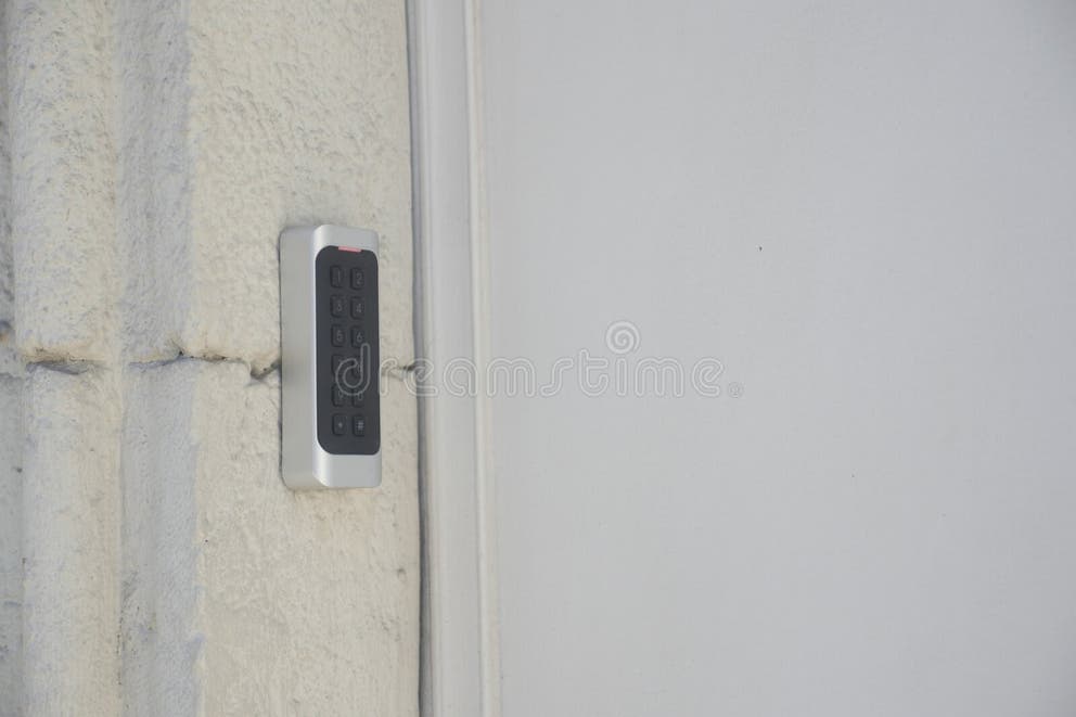 Keypad Entry System Mounted on a Building S Wall for Secure Access ...