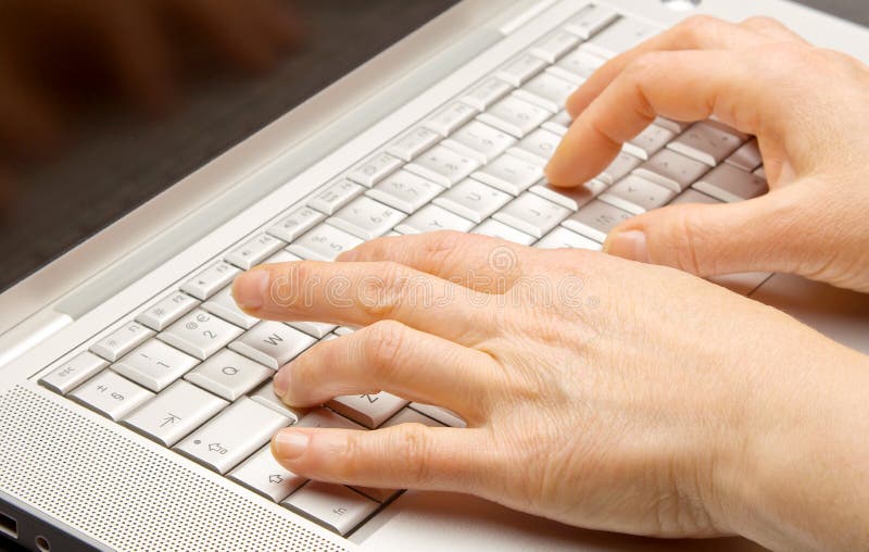 Hands keyboard stock photo. Image of internet, connection - 8452172