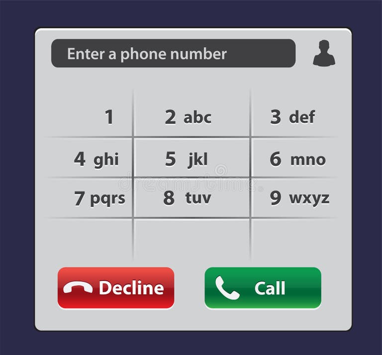 Black Keypad Numbers Letters Stock Illustrations – 46 Black Keypad ...