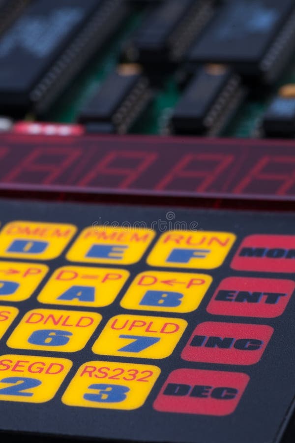 Keypad on pcb stock photo. Image of braille, identity - 35666018