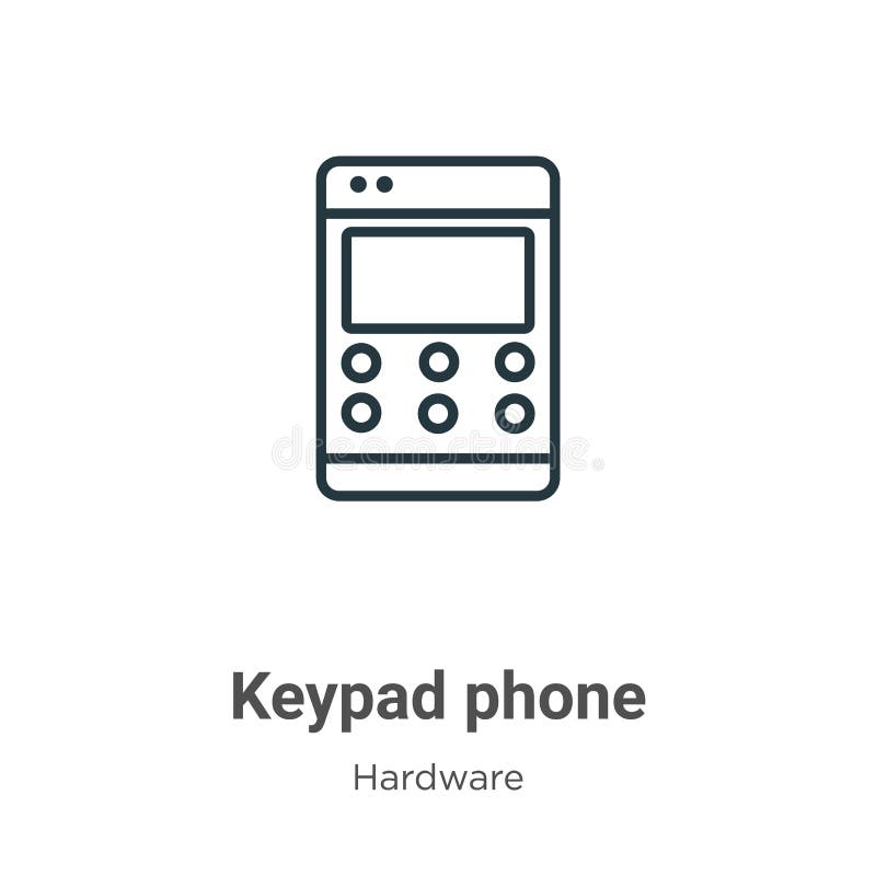 Keypad Tablet Outline Stock Illustrations – 246 Keypad Tablet Outline ...