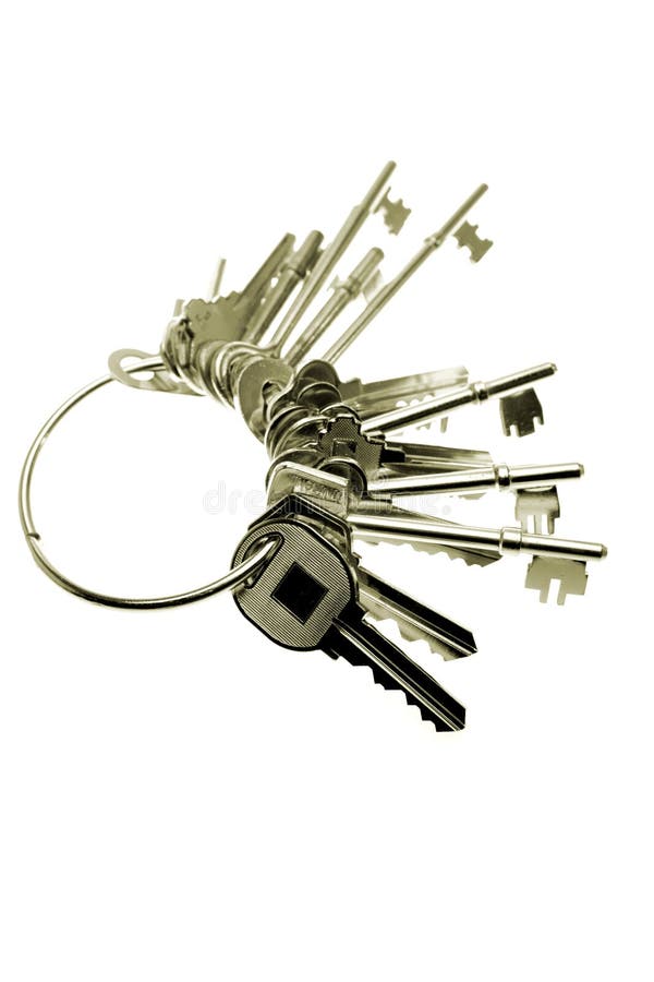 Keys in Lock stock photo. Image of locked, unlock, gold - 7059014