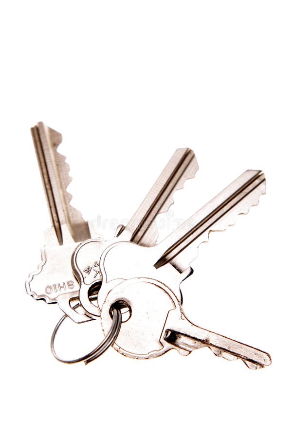 Isolated Keys stock image. Image of keyring, real, isolated - 18966239