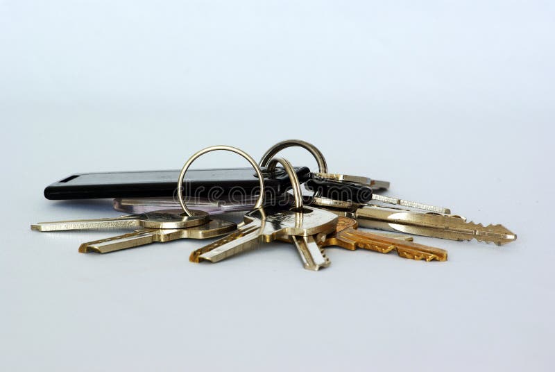 Four keys stock image. Image of office, house, keys, table - 12459