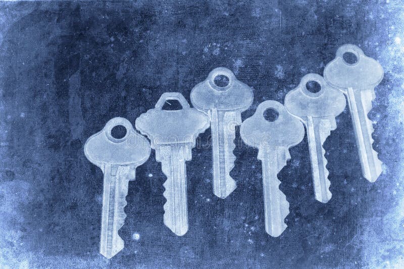 Keys stock photo. Image of dirty, grain, crumpled, restriction - 9481582