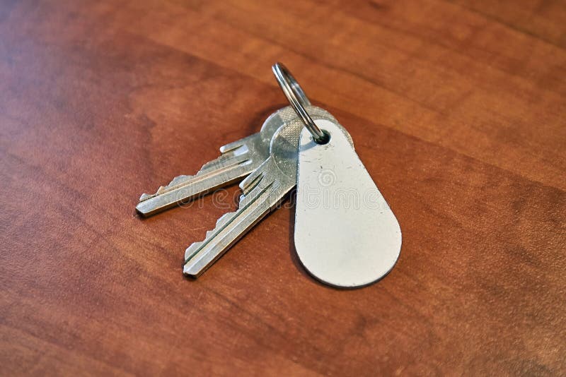 Keys for the Apartment on a Desk Stock Image - Image of left, lock ...