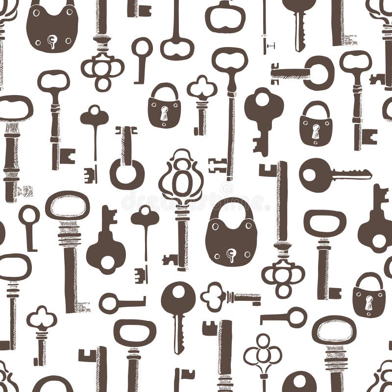 Keys background stock vector. Illustration of icon, repeat - 35718903