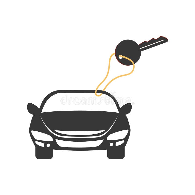Keys car vehicle icon stock vector. Illustration of enter - 87027267