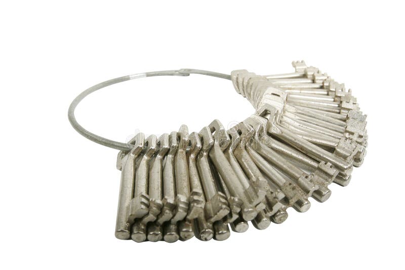 Keys (with clipping path) stock photo. Image of antique - 234122
