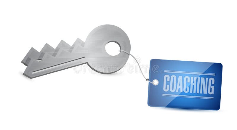 Keys for Coaching. Illustration Design Stock Illustration ...