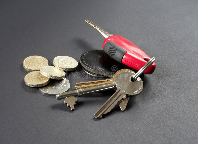 Keys And Coins Picture. Image: 813617