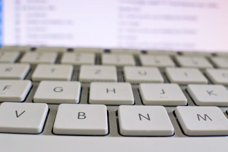 Keys of a computer stock image. Image of communication - 46974501