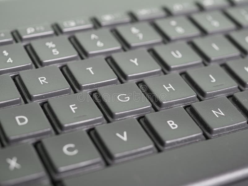 Keys on computer keyboard stock image. Image of technology - 212211743