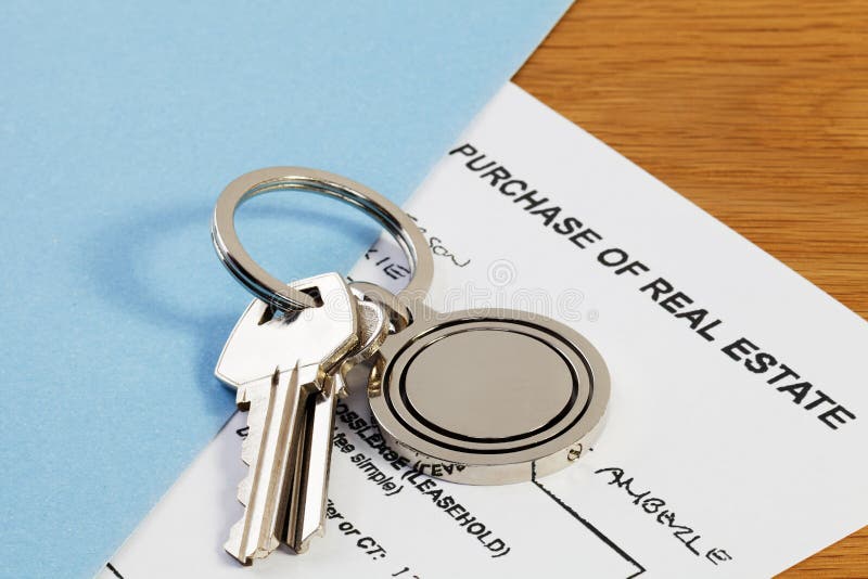 Keys and Contract stock image. Image of concept, estate - 27291627
