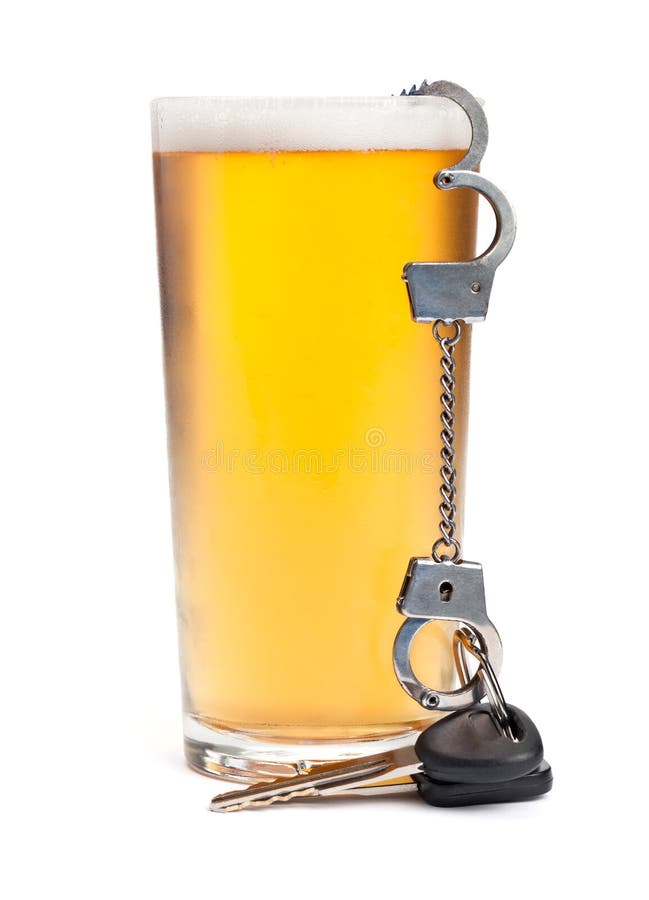 Keys, Cuffs, and Alcohol stock image. Image of police - 28780349