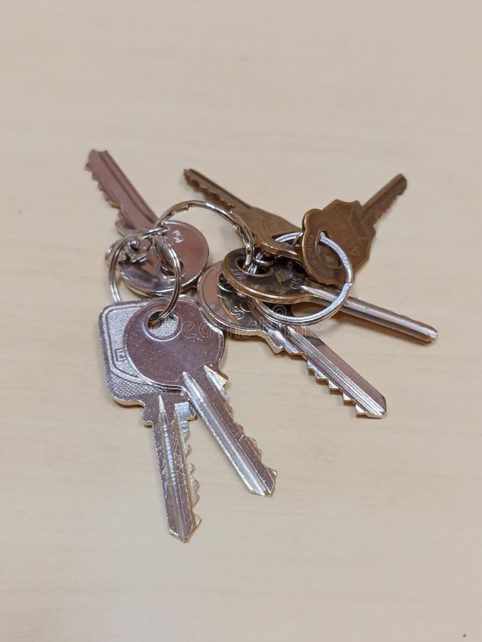 Keys of the Door Laid on the Floor Stock Photo - Image of keys, door ...